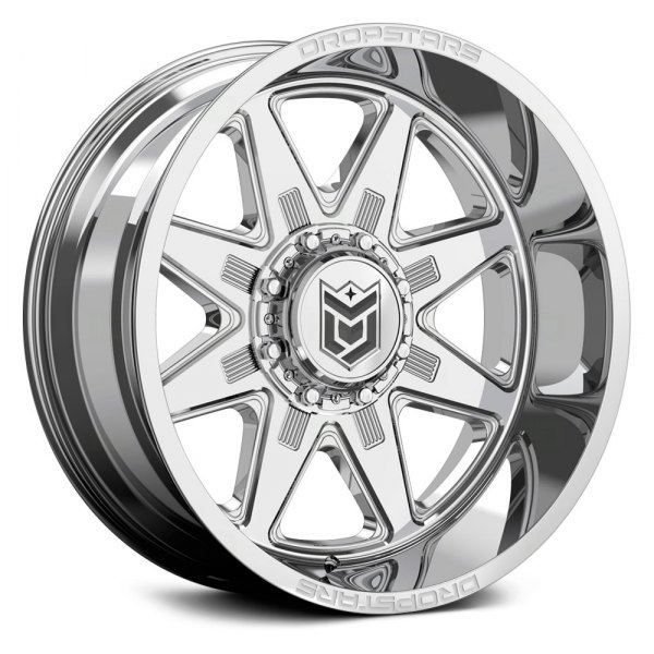 DropStars 655C Chrome | 1-Piece Built Wheels