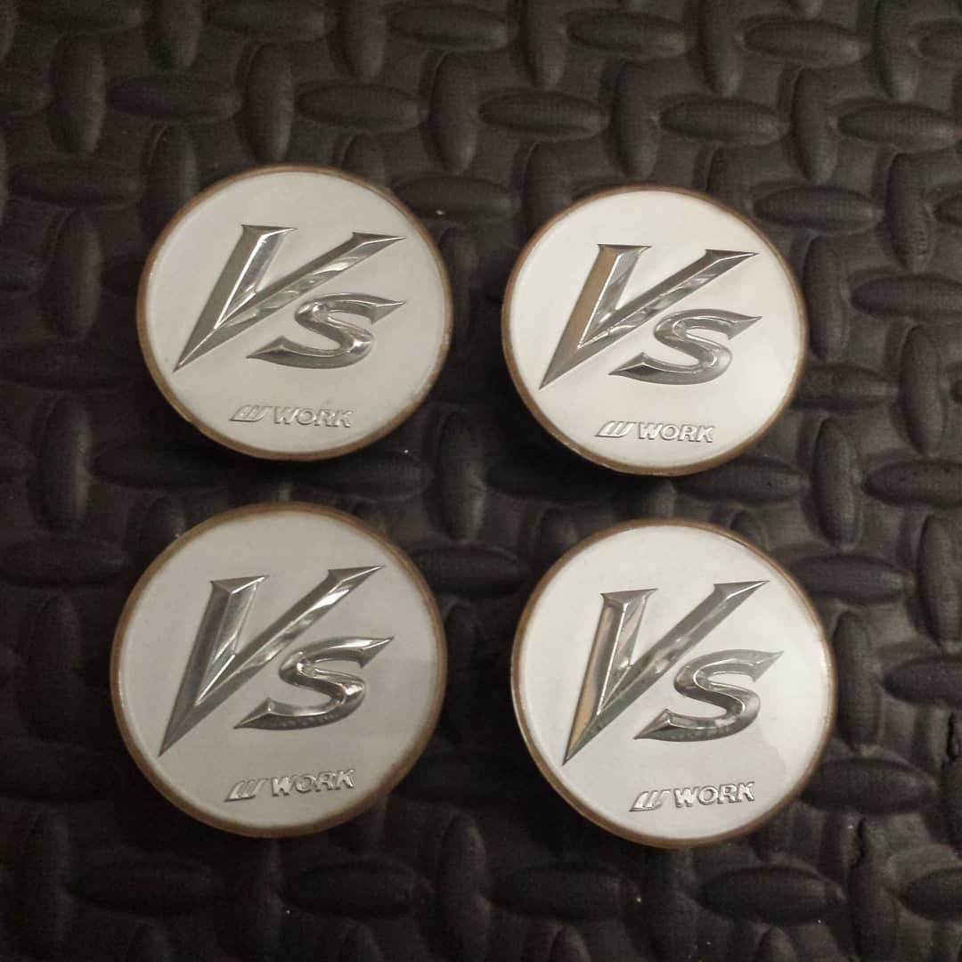 Work VSKF Center Caps | High Polish - "17 - "20 inch Wheels