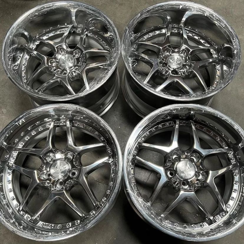 GMR Evoke | “18x9.5 ET +16 & ”18x10.5 ET +20 | Raw Polished