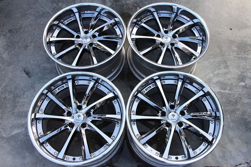 Wed Kranze Vishunu Wheels | “18x9.5 ET +32 | Raw Chrome