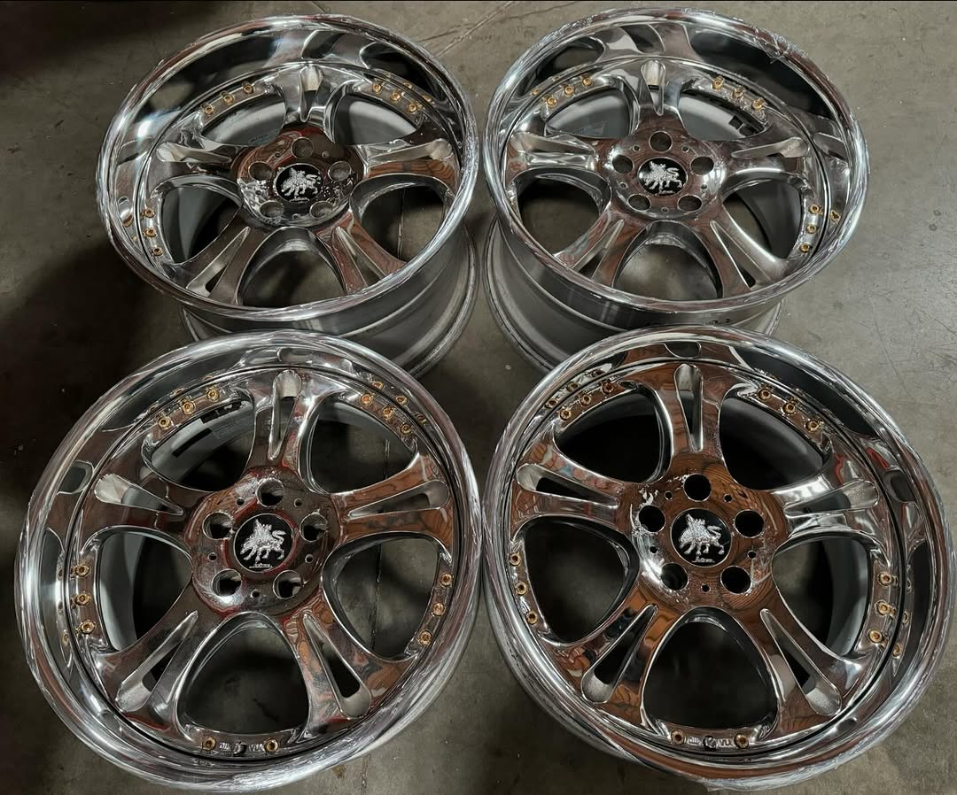 Wed Kranze Cerberus 1 | “18x9.5 ET +18 & +22| Raw Chrome