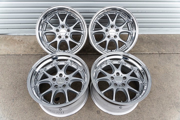 SSR Agle Strusse Wheel | "19x9.5 ET +28 & +32 | Raw Silver